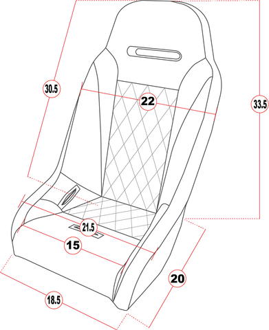 Arctic Wildcat Apex Suspension Seats by Aces Racing - 8049Red-Wildcat-XX